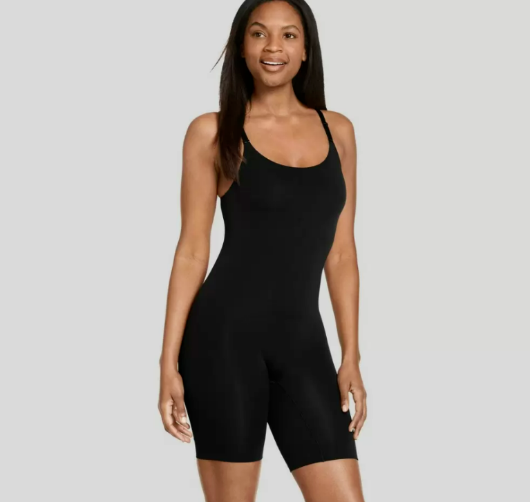Jockey Generation Women's Body Shaping Long Leg Bodysuit Black Size M ...