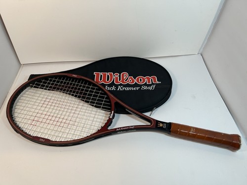 Vintage Wilson Jack Kramer Staff Midsize Tennis Racquet 4-1/2" L4 See ...