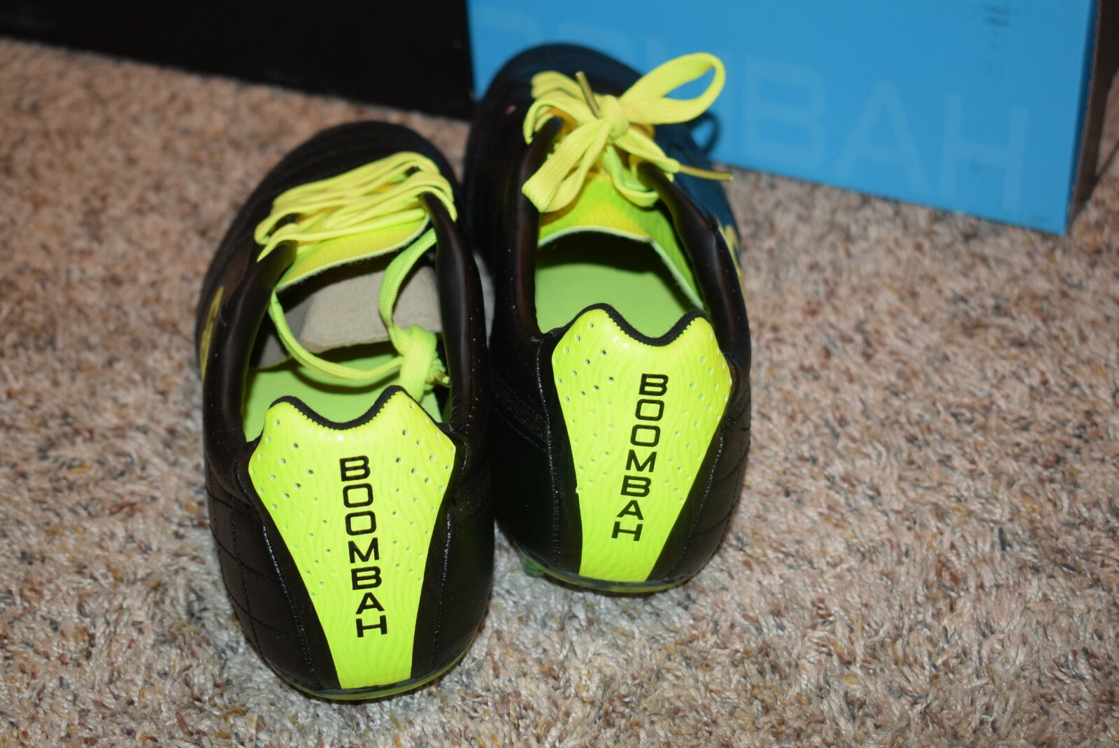 BOOMBAH BLACK / TWITCH SOCCER CLEATS MENS SIZE 12 NEW IN BOX | eBay