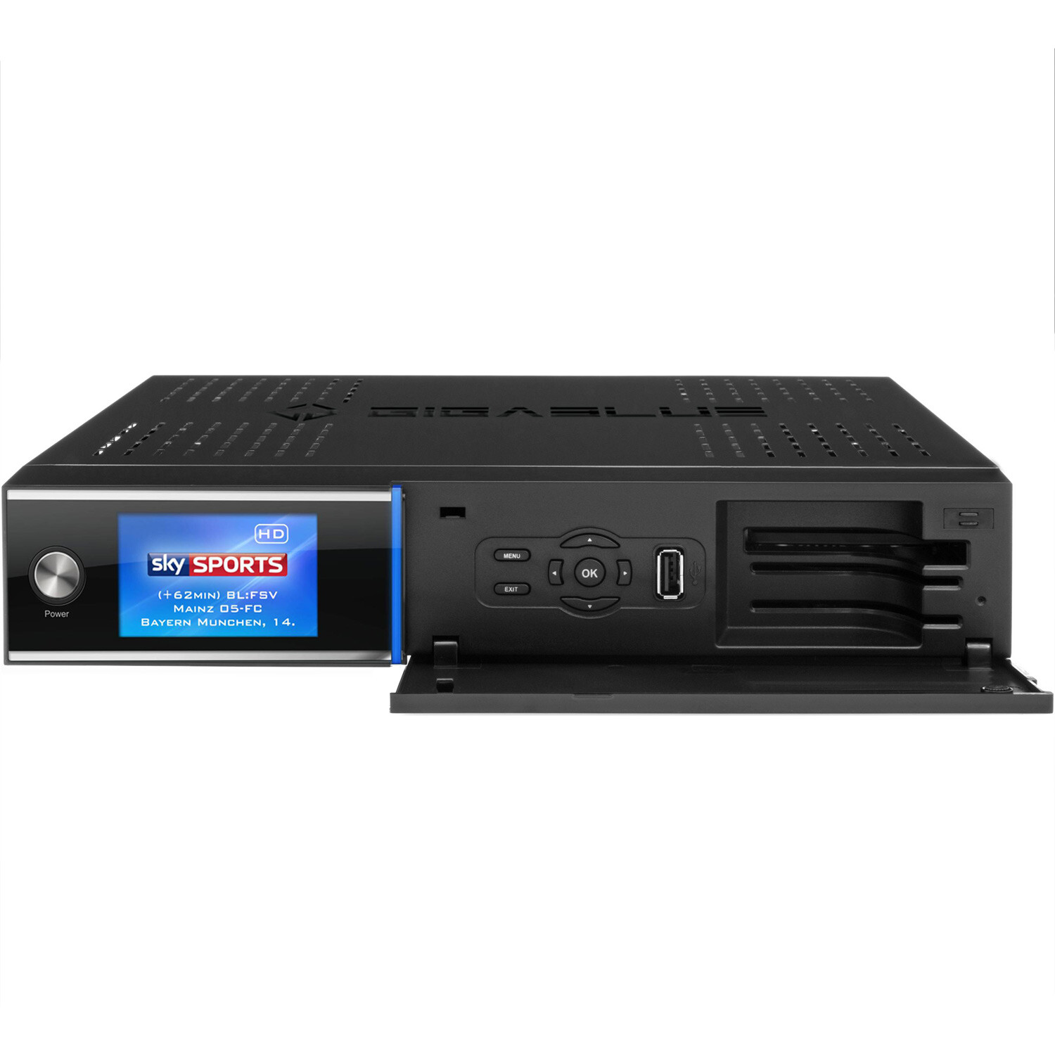 Gigablue UHD UE 4K Box SAT Receiver 2xDVB-S2 Receiver Enigma2 E2 Ultra ...