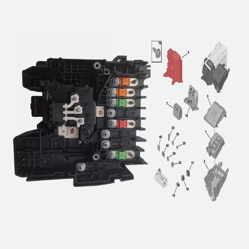 Protection Unit Battery Manager BPGA Module For Peugeot 308 3008 5008 ...