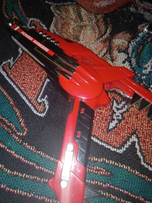 Vintage Mighty Morphin Power Rangers • Red Ranger Blade Blaster Gun ...