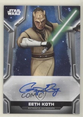 2020 Topps Star Wars Holocron 250/500 Chris Edgerly as Eeth Koth #A-CE ...