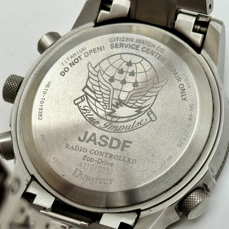 CITIZEN BY0080-65E Blue Impulse Eco-Drive Radio Controlled Limited ...