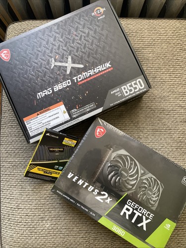 BUNDLE MAG B550 MOTHERBOARD + 3060 RTX GPU COMBO + DDR4 32GB RAM ($600 VALUE!!!) | eBay
