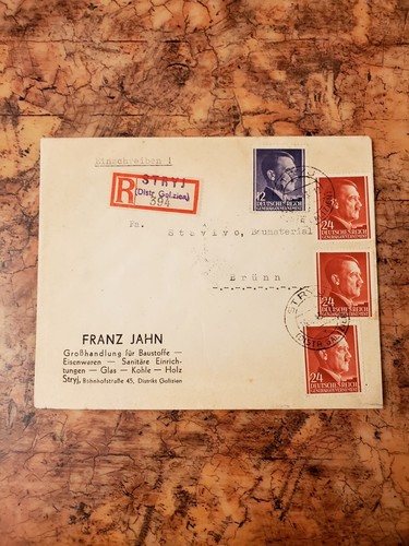 Ukraine, Germany Occupation, WW2, Envelope Cover, used, With Stamps ...