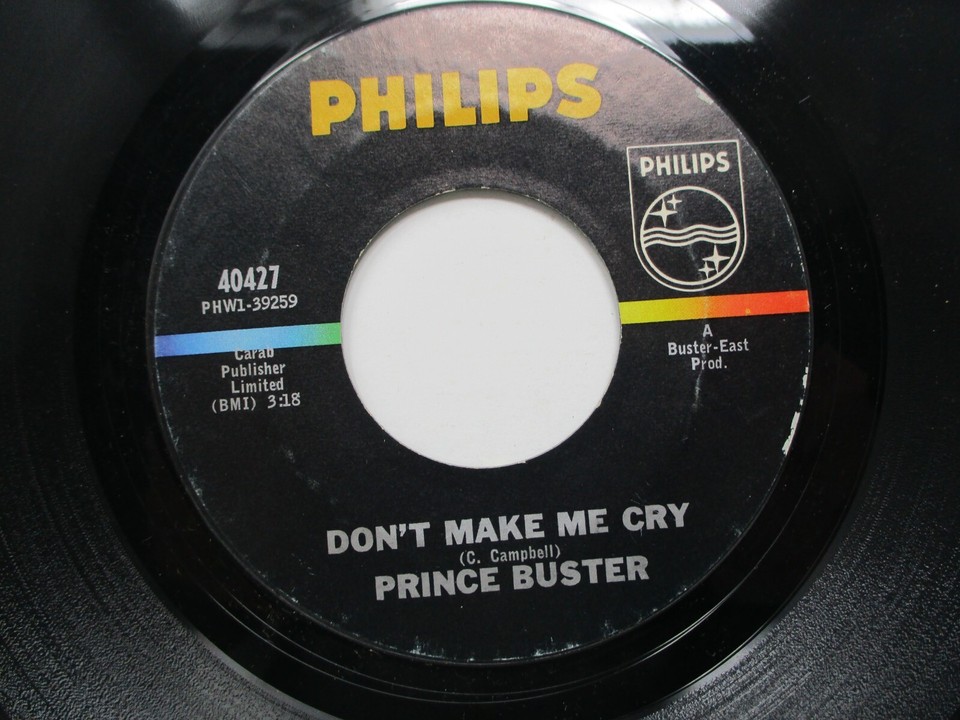Prince Buster Ten Commandments / Don't Make Me Cry 45 Philips | eBay