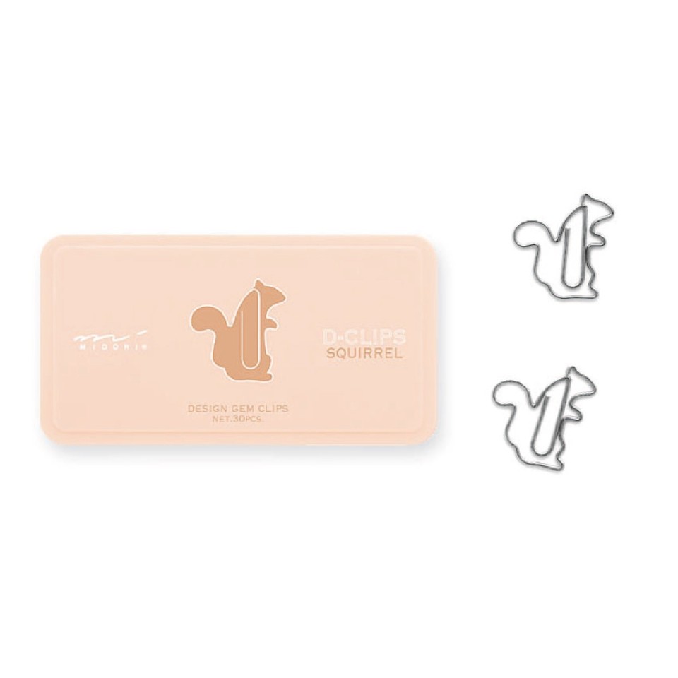 MIDORI D-CLIPS BOX OF 30 PAPER CLIPS CUTE ANIMAL CLIPS KAWAII JAPAN | eBay