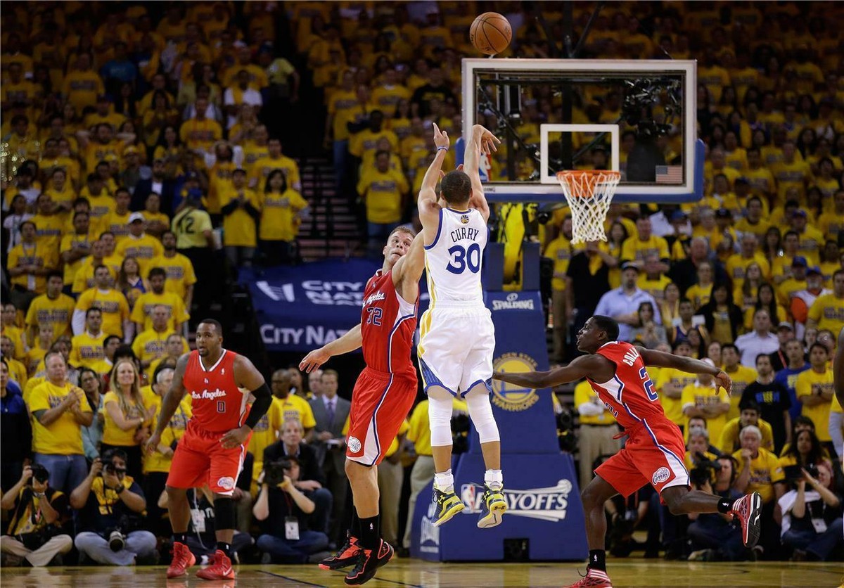 Curry Three Point Celebration