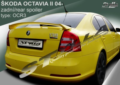 SPOILER REAR BOOT SKODA OCTAVIA MKII MK2 WING ACCESSORIES | eBay