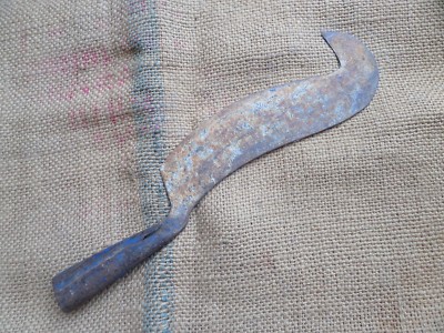 ANTIQUE VINTAGE FALX BILLHOOK SLASHER GARDEN TOOL | eBay