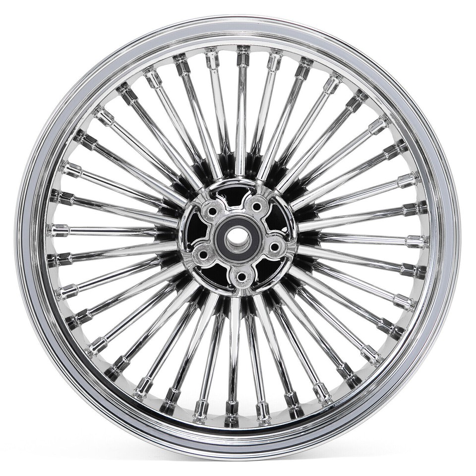 21X3.5 18X5.5 Fat Spoke Wheels Rims ABS for Harley Touring Road King ...