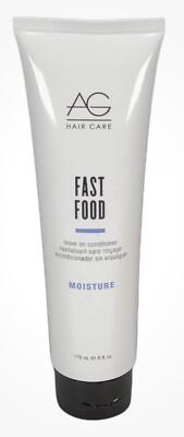 Fast Food Leave On Conditioner by AG Hair Cosmetics for Unisex - 6 oz ...