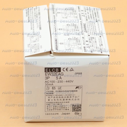 Circuit Breaker EW32EAG 3P 5A New For FUJI Free Shipping | eBay