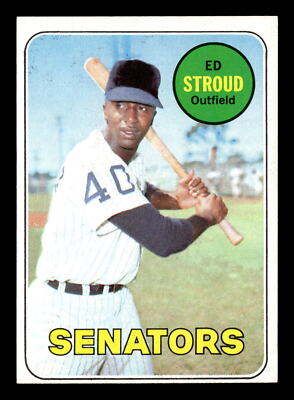Ed Stroud 1969 Topps #272 Washington Senators Vg-Ex | eBay