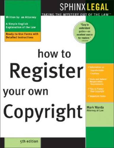How to Register Your Own Copyright (Legal Survival Guides) - Paperback ...