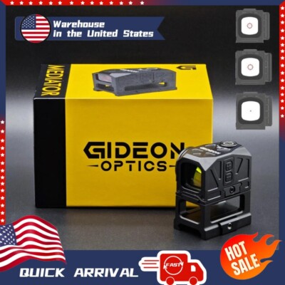 Gideon Mediator Optics 3 MOA 1x16mm Enclosed Multi-reticle Red Dot ...