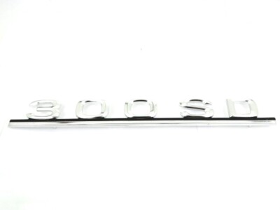 Genuine New Rare MERCEDES 300 SD BOOT BADGE Rear Emblem W116 300SD 1972 ...