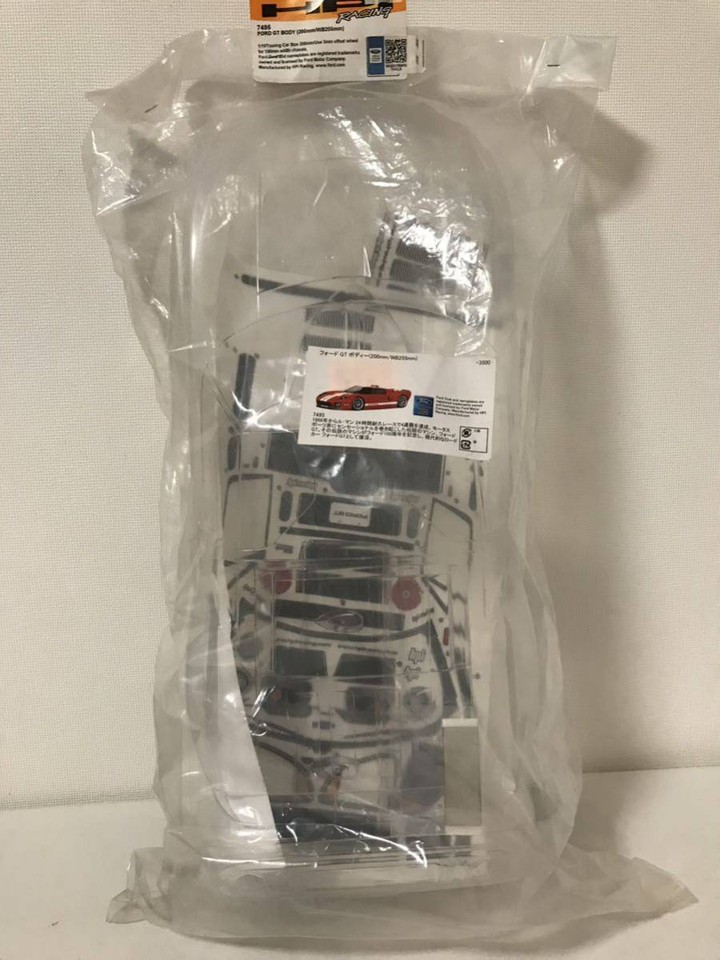 Hpi 1/10 Ford Gt Body Front 200Mm/Wb255Mm Clear Tamiya Rc 7495 Le Mans ...
