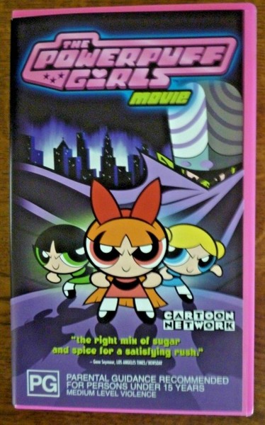 The Powerpuff Girls Movie Cartoon Network VHS PAL Video Tape for sale ...