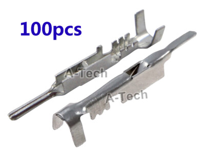 x100pcs METRI-PACK 150 SERIES MALE TERMINAL Pins 18-16 GA. MALE ...