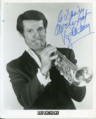 Ray Anthony Autograph Big Band Leader Trumpeter Signed Photo | eBay