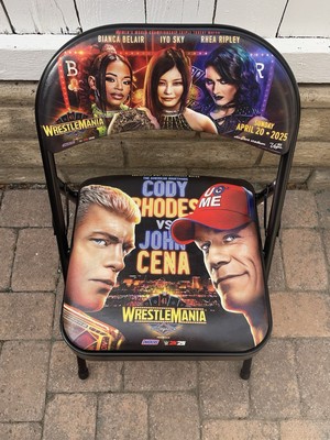 Wrestlemania 41 Commemorative VIP Chair Night 2 LAST ONE | eBay