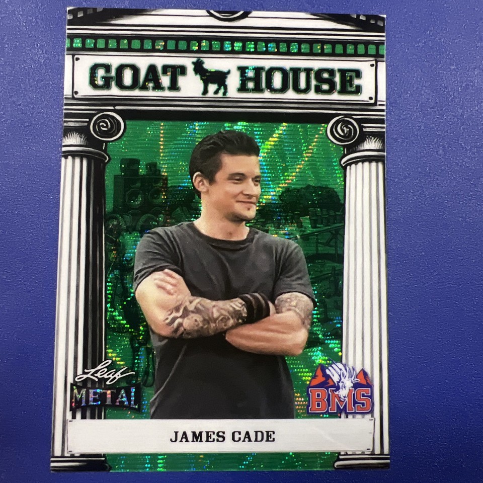 2024 Leaf Metal JAMES CADE 1/1 Proof BLUE MOUNTAIN STATE Green bms | eBay