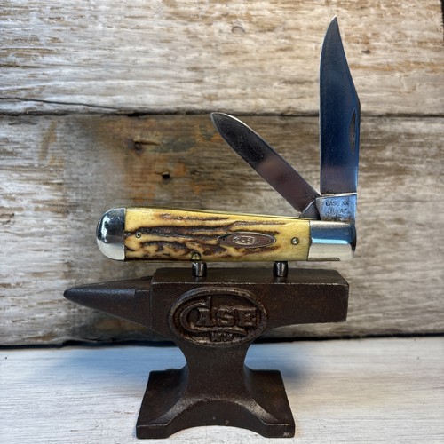 Vintage Case XX 5299 1/2 Stag 1965-1969 Knife Rail Splitter Knife Rare ...