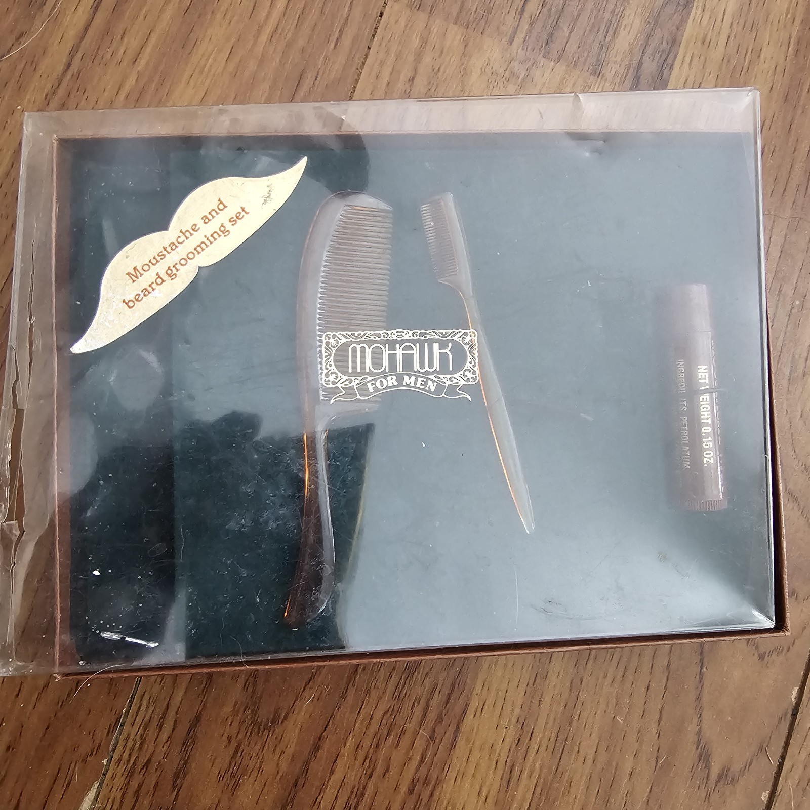 Mohawk Brand Men's Mustache Beard Geooming Set Vintage NIB USA 3 Pieces ...
