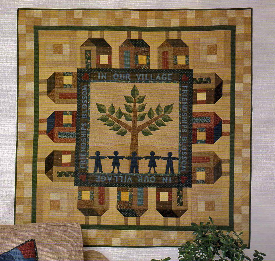 Friends Forever Quilt Together Charmin Country Designs Quilting Pattern ...