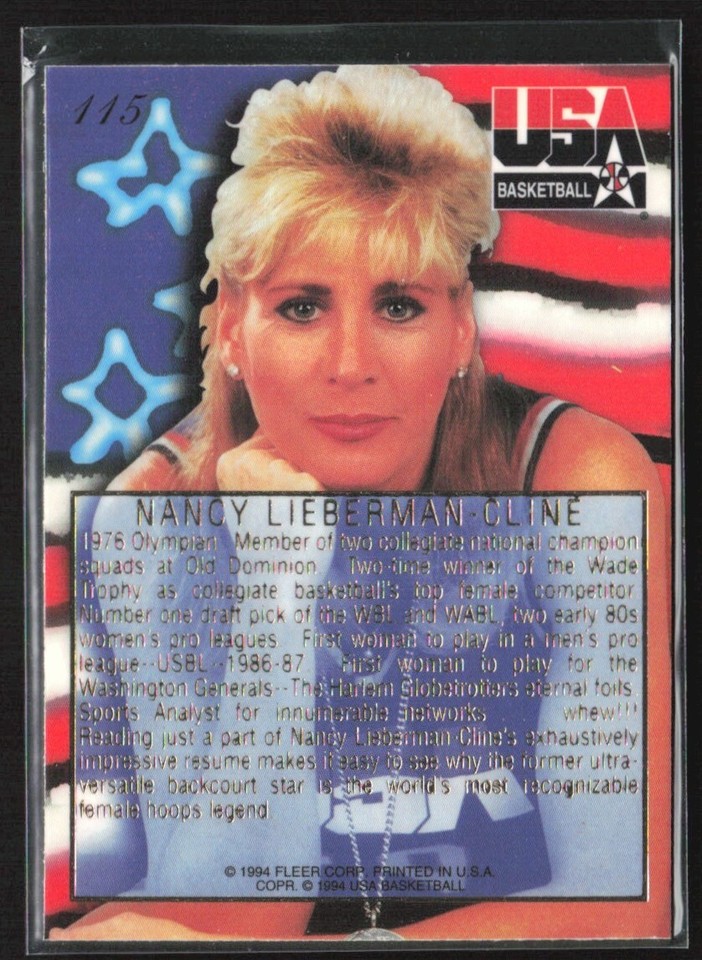 Nancy Lieberman-Cline 1994-95 Flair USA #115 USA | eBay