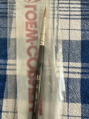 Size 5 Vintage Loew-Cornell Paint Brushes Model 7000 Japan NOS Acrylic ...
