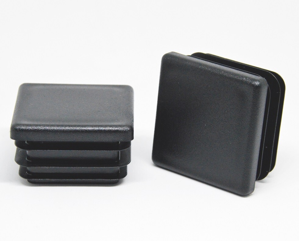 40x40mm Square Plastic End Caps Blanking Plugs Tube/ Box Section ...