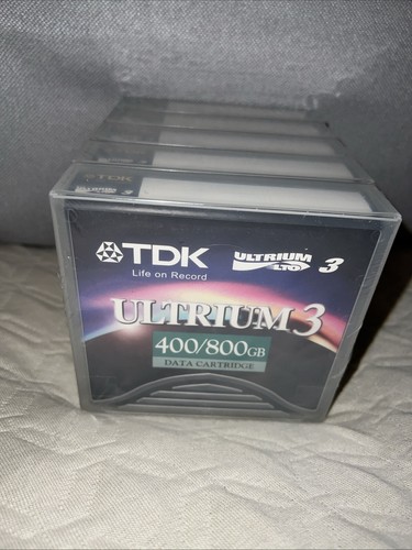 5-Pack TDK LTO Ultrium 3 400/800GB Data Cartridge - NEW/SEALED | eBay
