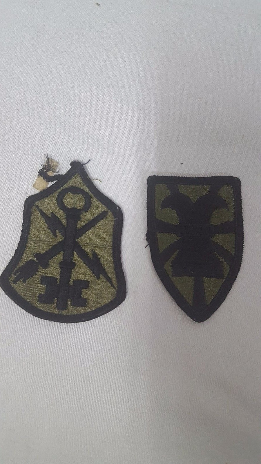 US Army Intelligence & Security Command Hook and 7th Transport Brigade BDU Patch | eBay