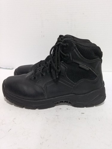 INTERCEPTOR BLACK LEATHER WATERPROOF WORK ANKLE MEN'S 7.5 BOOTS | eBay