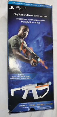 Playstation Move Sharp Shooter Sniper Rifle Gun Zapper PS3 New open box ...