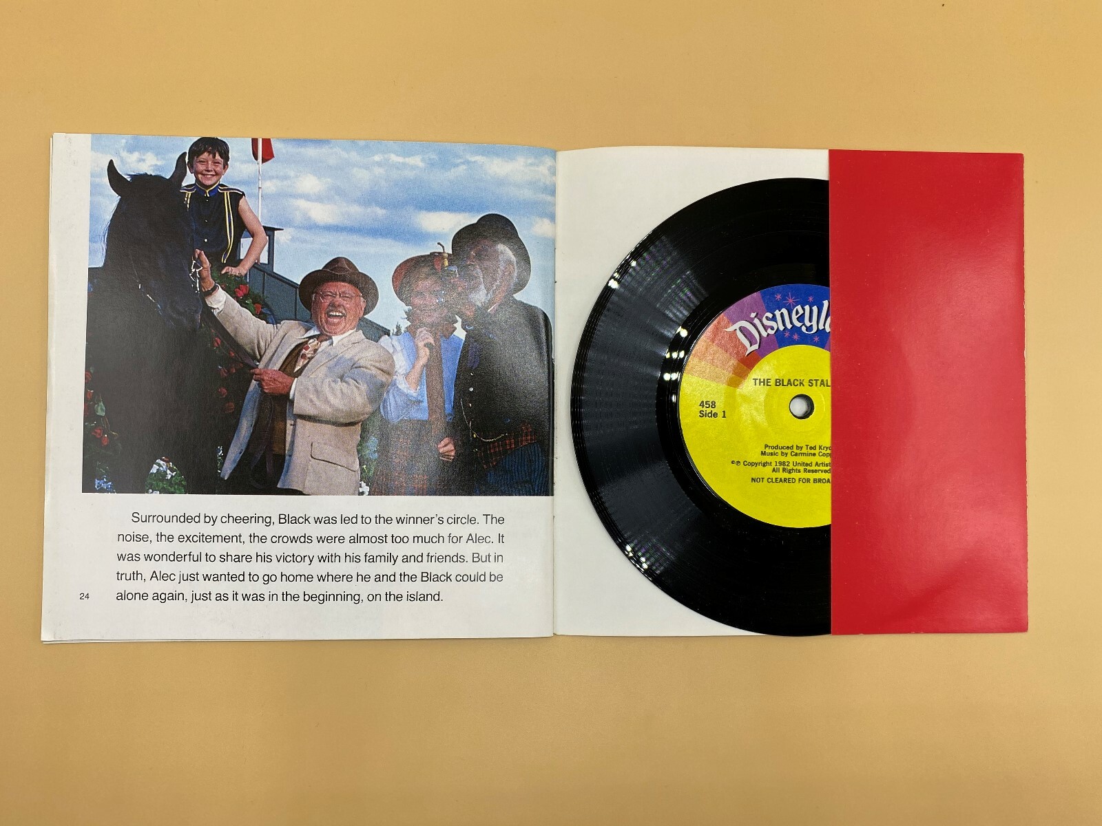 The Black Stallion 33 1/3 Record & Book Vista Vintage Original Vintage ...