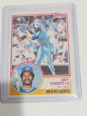 1983 Topps - Dave Henderson #732 | eBay