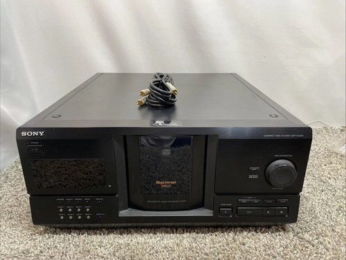 Sony CDP-CX220 200 Disc Mega Storage CD Player Disc Carrousel *WORKS ...