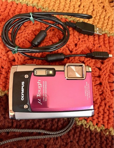 Olympus µTOUGH 6020 Waterproof Shockproof Digital Camera Pink 14MP | eBay