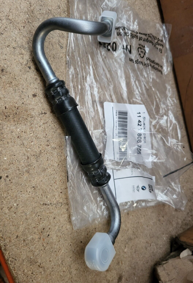 BMW G-Series G01 G02 G05 G06 G07 Turbo Oil Pipe Inlet 11428515003 NEW ...