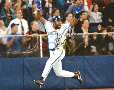 Joe Carter Autograph Signed 8x10 Photo Toronto Blue Jays World Series ...