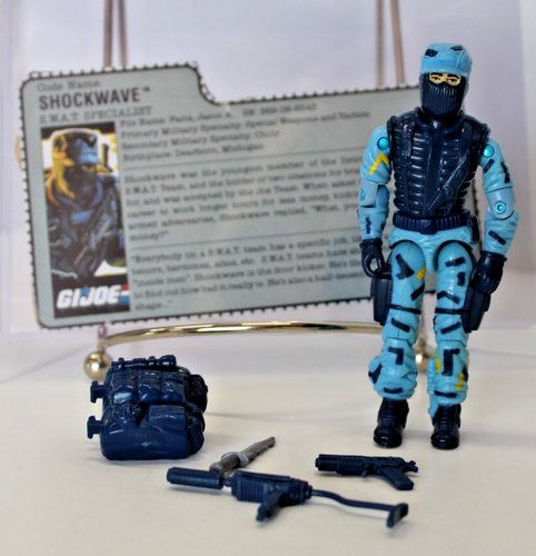 1988 Vintage GI Joe ARAH Shockwave v1 Figure & Card Complete | eBay
