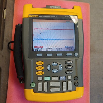 Fluke 225C ScopeMeter Handheld Oscilloscope w/ OPT: Bushealth | eBay