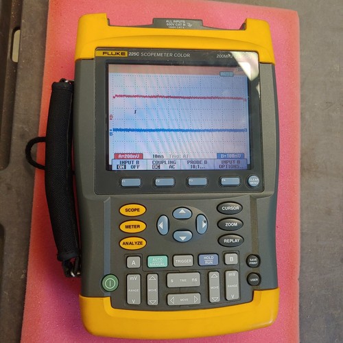 Fluke 225C ScopeMeter Handheld Oscilloscope w/ OPT: Bushealth | eBay