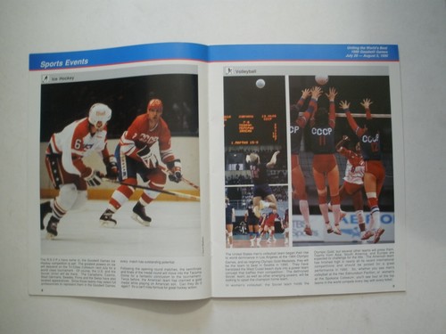 Orig 1990 Seattle Goodwill Games Official Guide Book + Ticket Order ...