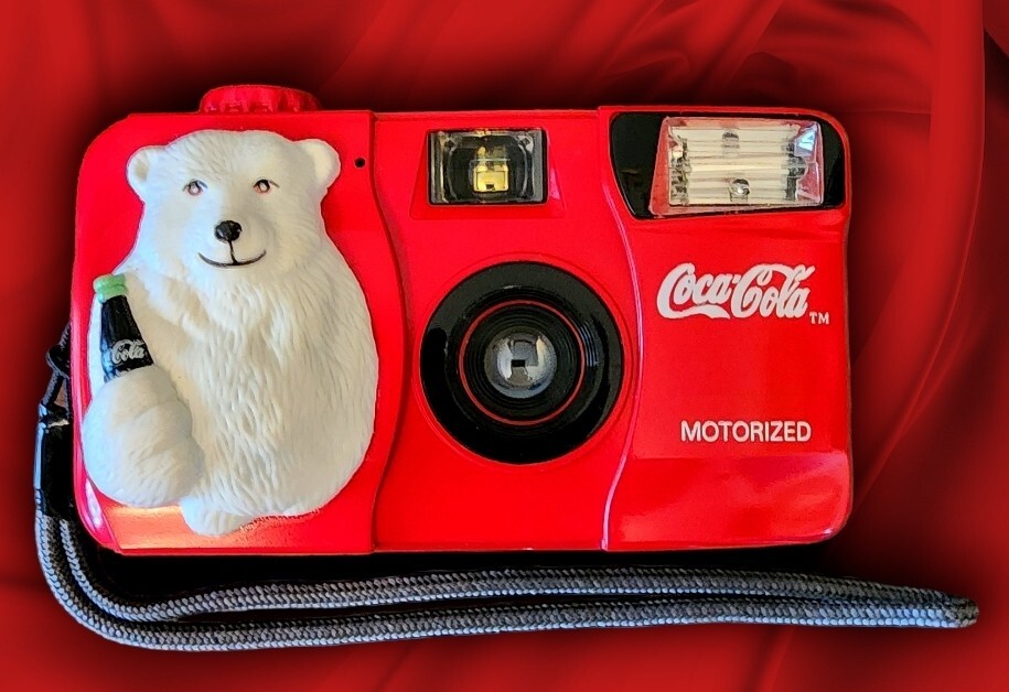 Coca-Cola Coke 35mm Year 2000 Collectible Polar Bear Camera w ...
