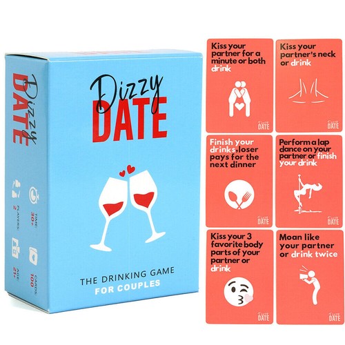 Dizzy Date Card Game For Party Couples Date Nights Game Cards Couples Gifts AU' | eBay